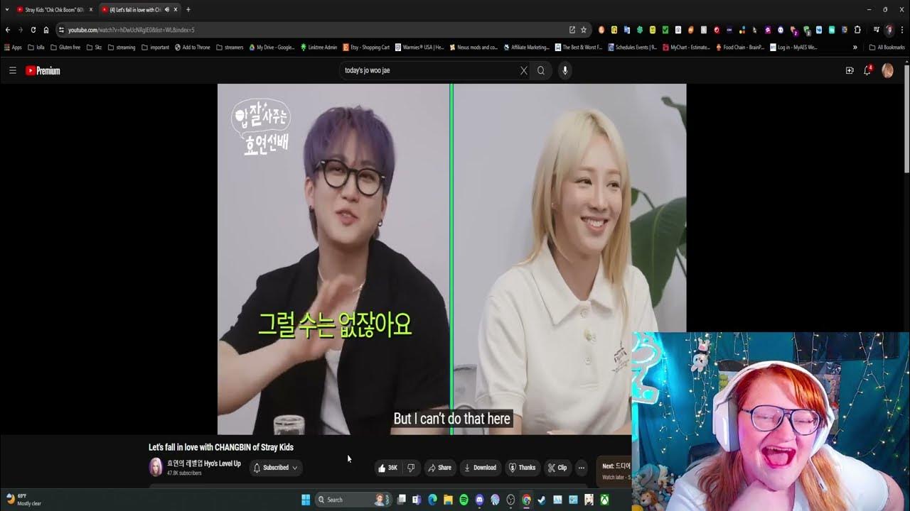 Binnie on Hyo's Level Up-Reaction! #reaction #straykids #Changbin #straykidsreaction - YouTube