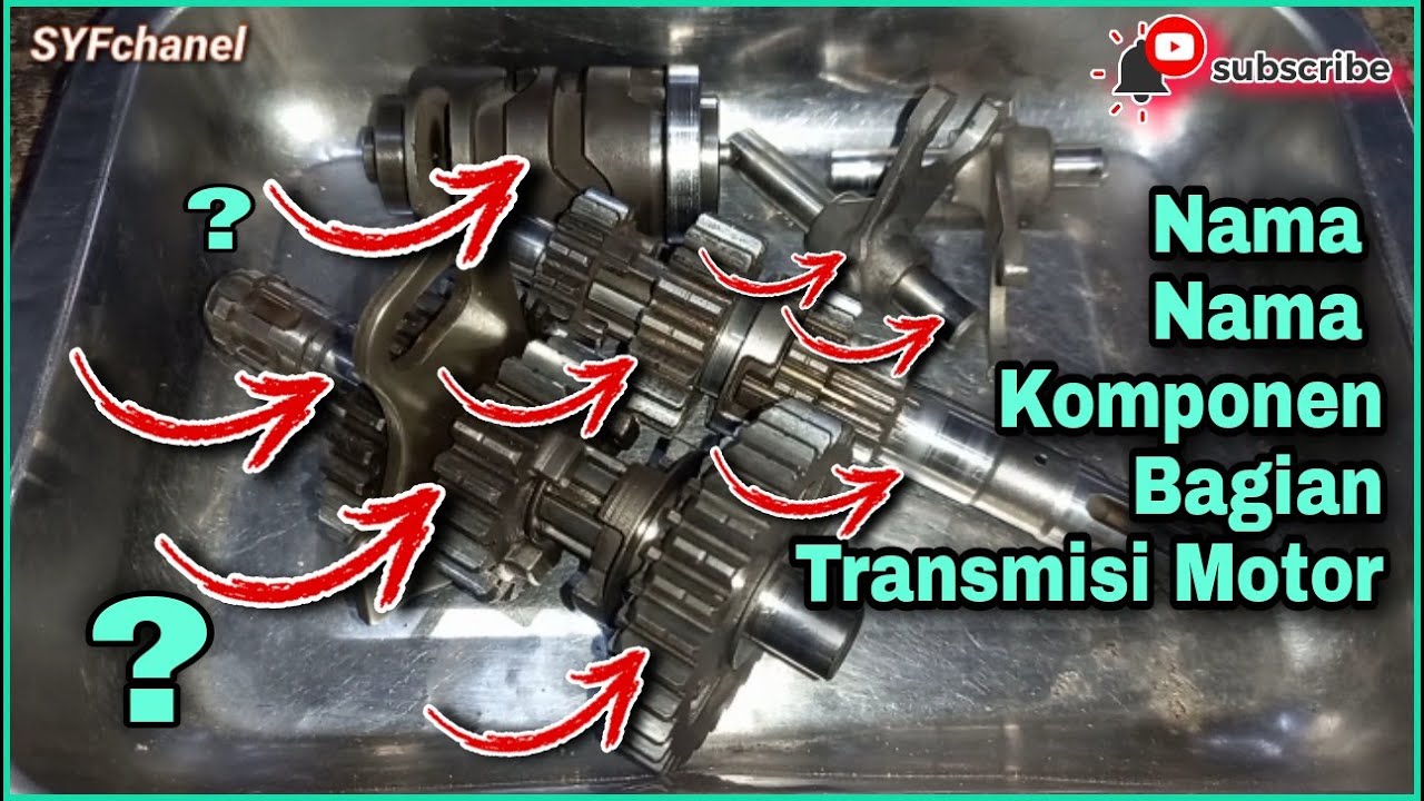 Nama Nama Komponen DiBagian Transmisi Sepeda Motor👍 - YouTube