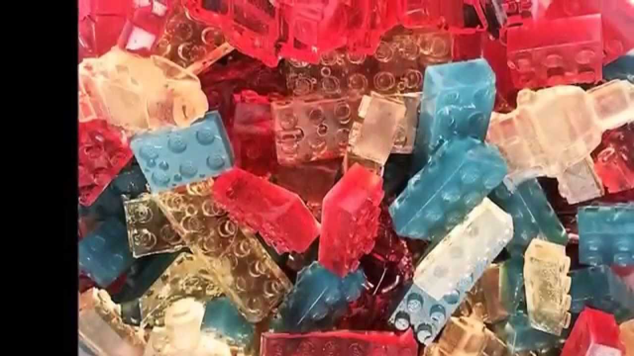 Gummy Lego Vodka flavour - YouTube