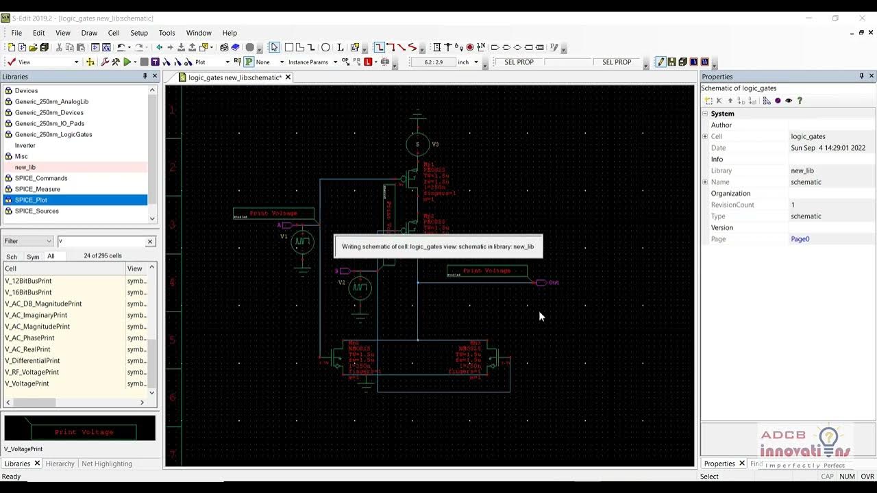 Design and Simulation of a NOR Gate using Tanner - YouTube