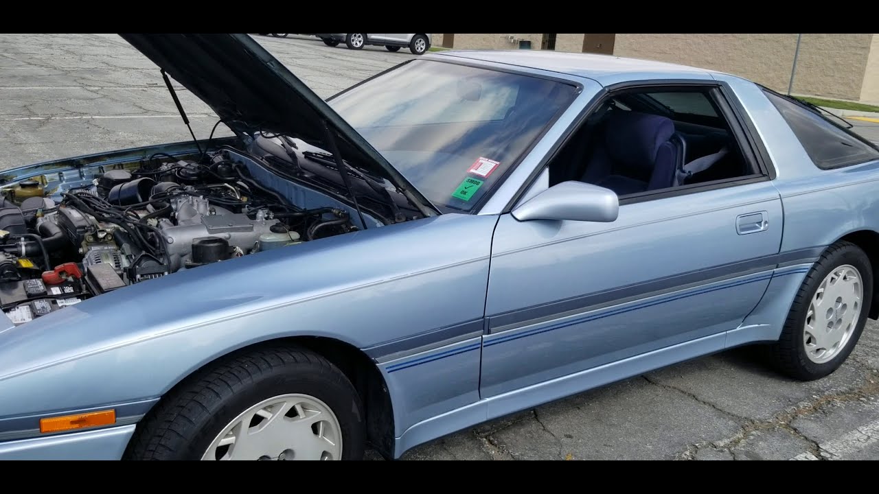 Stock 1989 Toyota Supra 7mge M/T Targa - YouTube