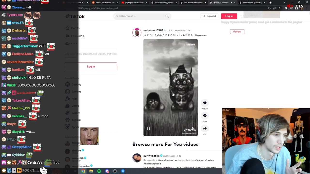 xQc got cursed LIVE🔴 on stream - YouTube
