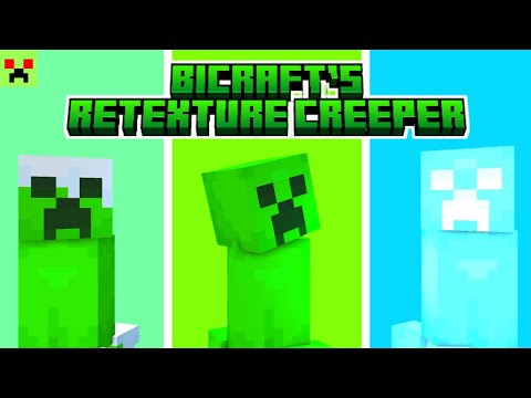 Minecraft bicraft's retexture creeper (Official video) - YouTube