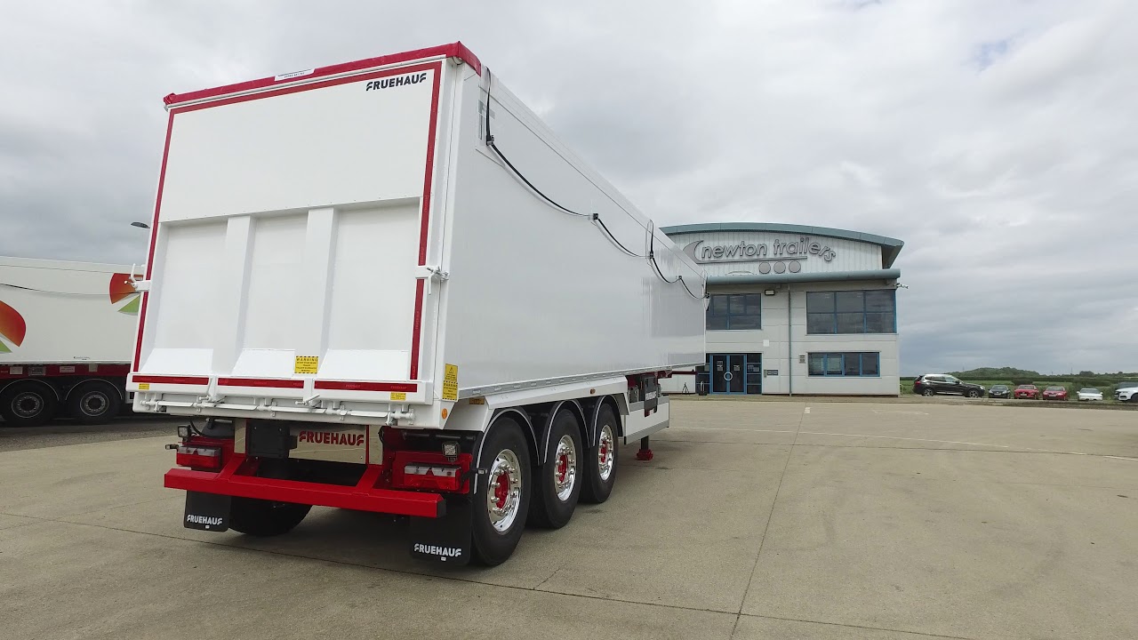 Fruehauf Bulker Tipping Trailer for Sale - YouTube