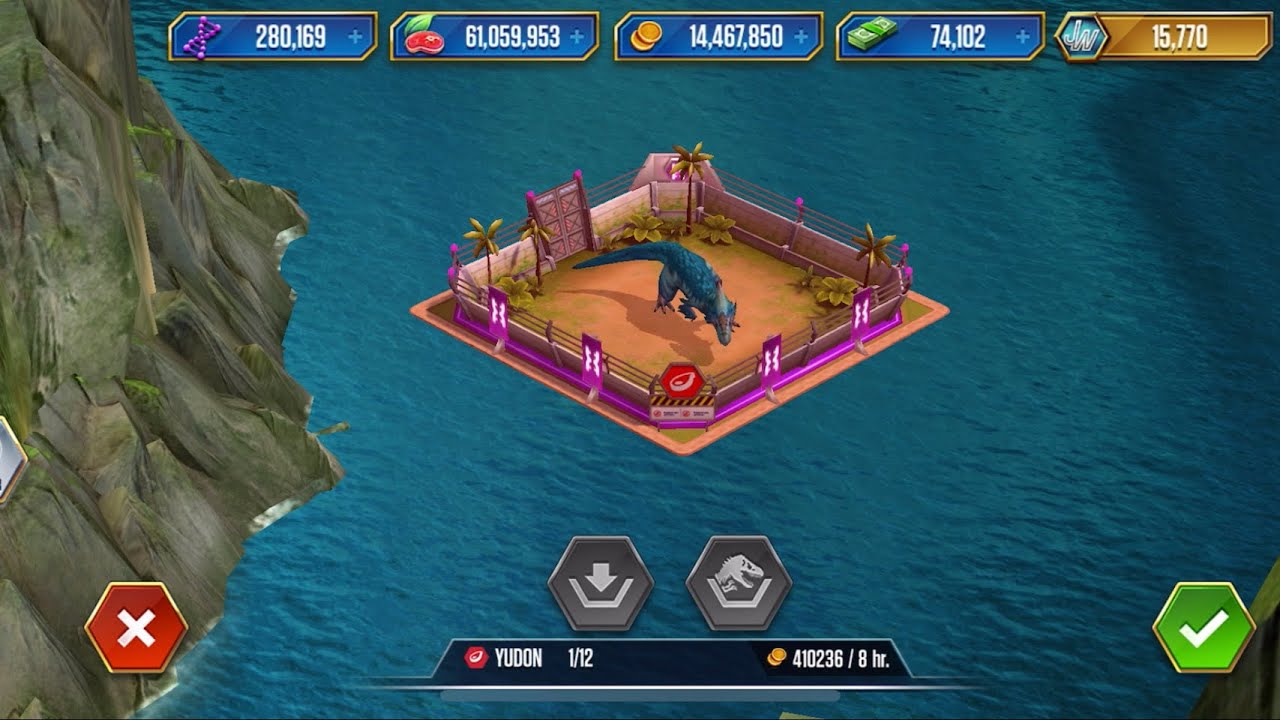 Yudon Code 19 Jurassic World The Game Youtube 1372