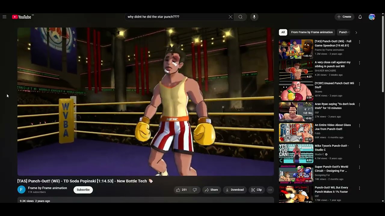 (Punch-Out!! Wii) Reacting to Beating TD Soda Popinski - YouTube