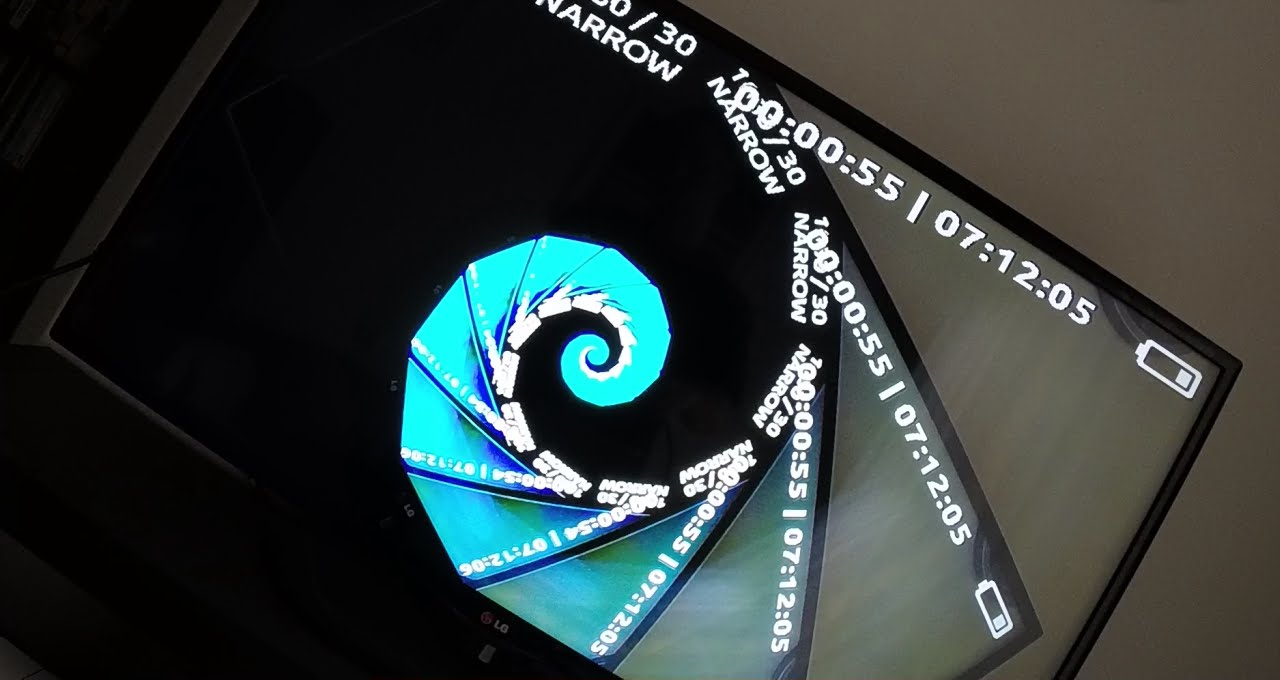 Camera + monitor video feedback loop experiment - YouTube