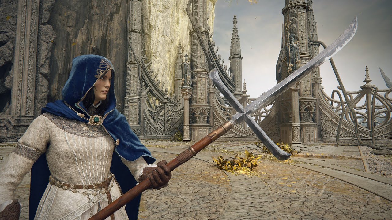 Elden Ring Weapon Showcase - Cross-Naginata - YouTube