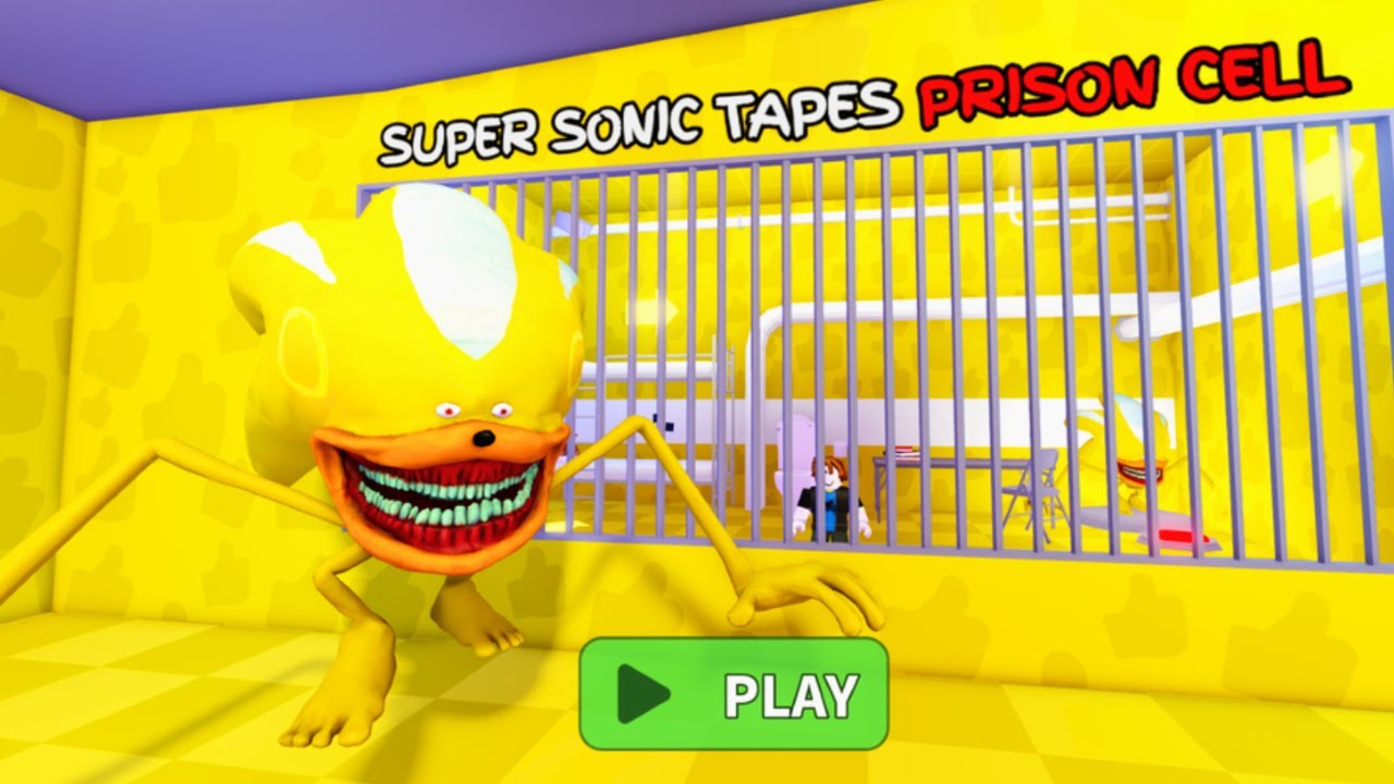 Super Sonic Scary Barry Prison Run | Roblox Obby #roblox #scaryobby # ...