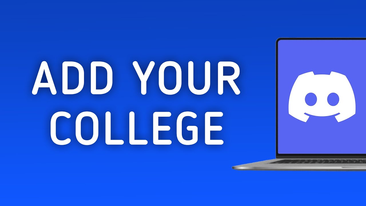 How to Add Your College On Discord On PC (New Update) - YouTube