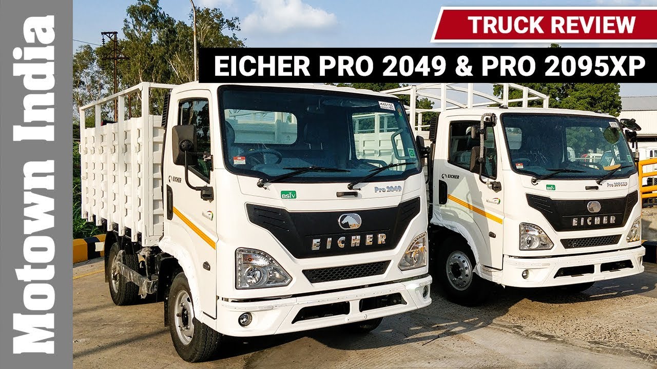 Eicher Pro 2049 & Pro 2095XP Truck Review | Track Review at Pithampur ...