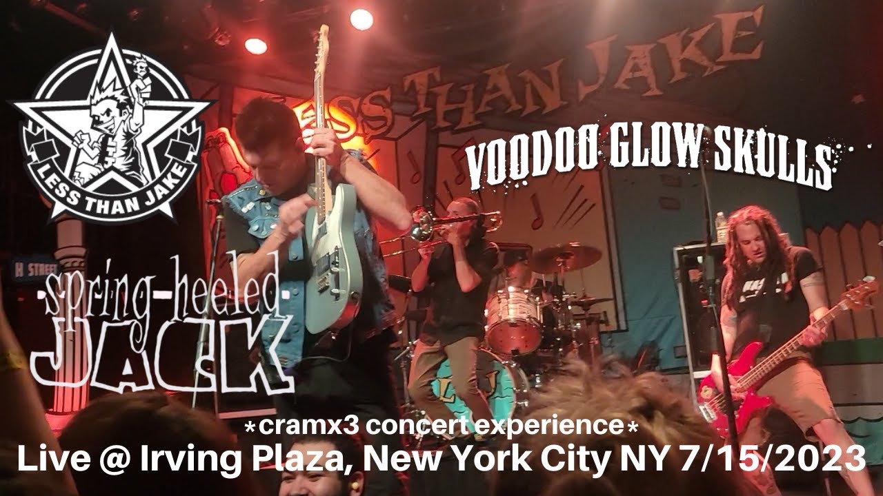 Less Than Jake Voodoo Glow Skulls Spring Heeled Jack LIVE @ Irving ...