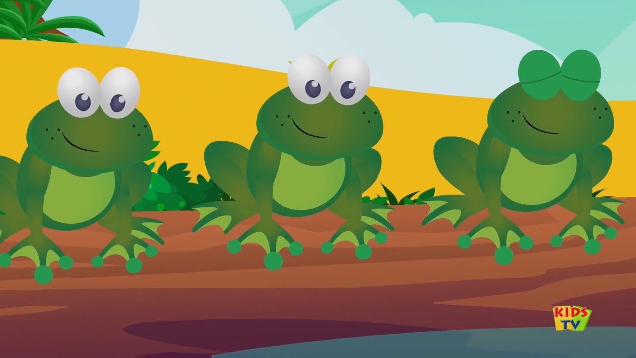 five little speckled frogs | nursery rhymes | children rhymes | baby ...