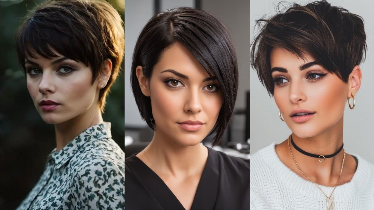 unique classy beautiful short haircuts ideas #shorthairstyles - YouTube