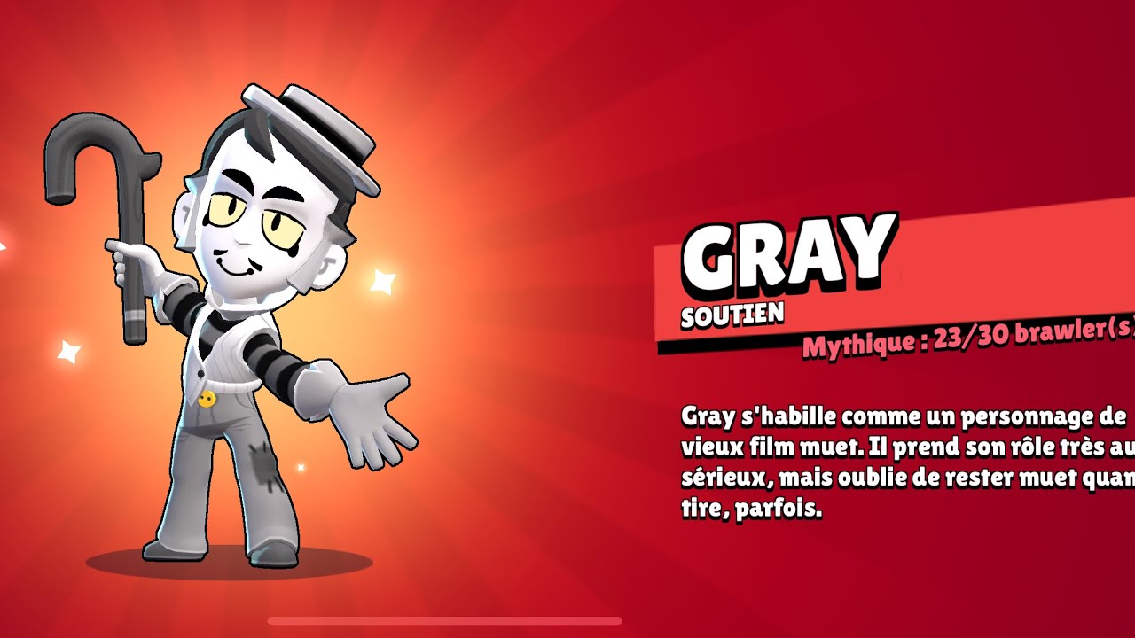 JE DÉBLOQUE UN NOUVEAU BRAWLER (GRAY) ! - YouTube
