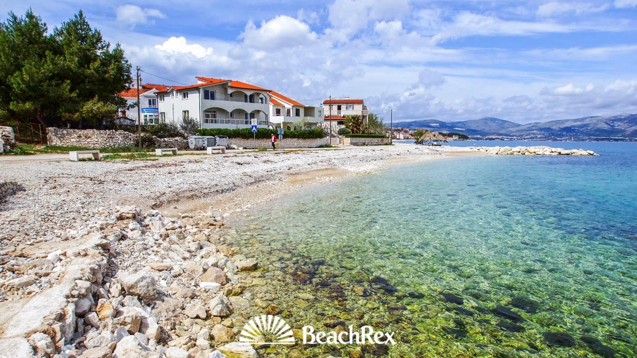 beach Staraci, Slatine, island Čiovo, Croatia - YouTube