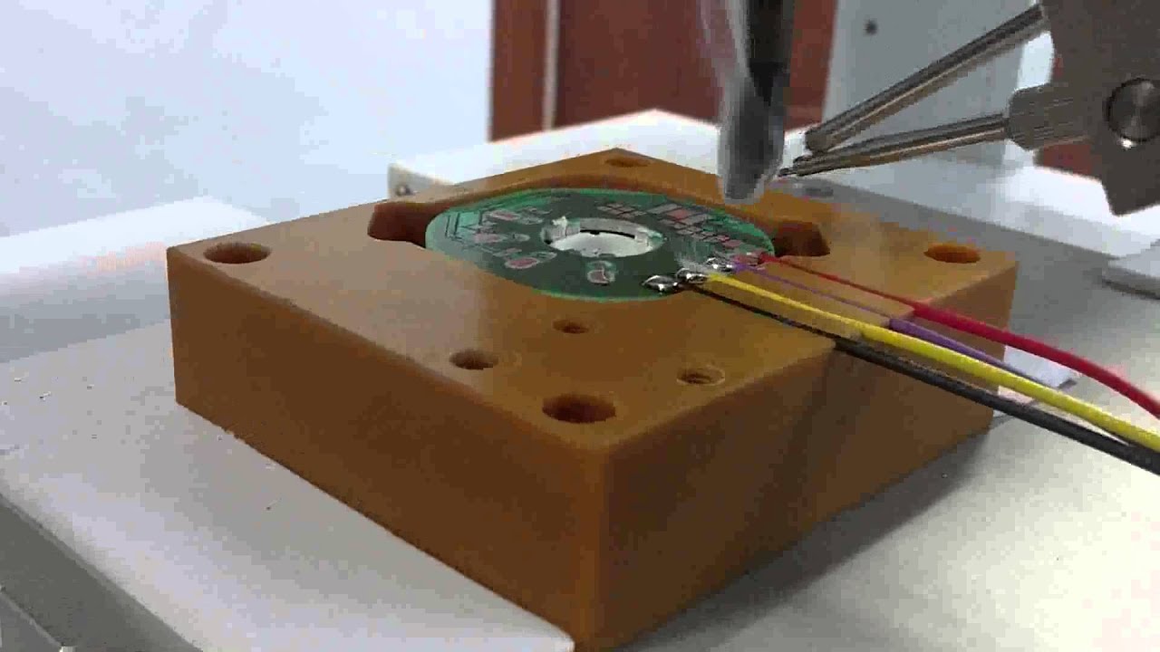 Auto Soldering System [Wire & Coil / Point] - YouTube