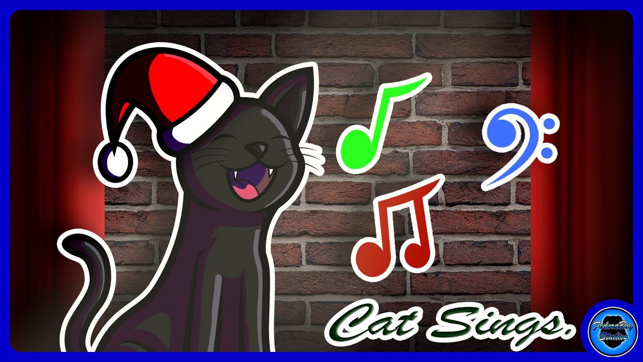 Cat Sings... Feliz Navidad??? - 3D Animation/Lip Sync Practice - YouTube