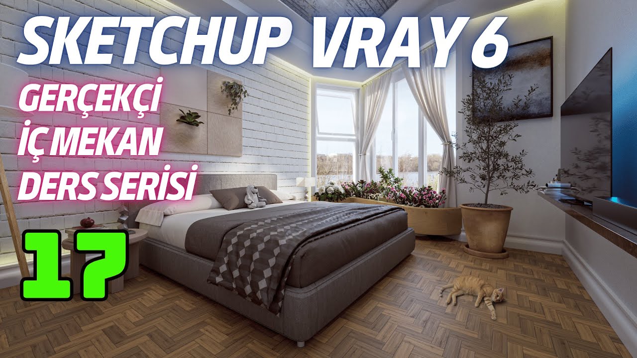 Sketchup Vray 6 - Dışarıdan Kaplama Kullanımı 17 - YouTube