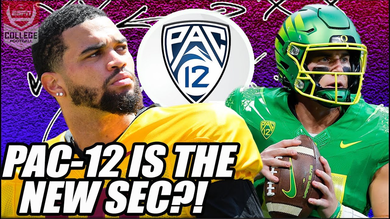 Pac-12 is going to look like the SEC! A 4-team WIDE OPEN race! 🍿 | The ...