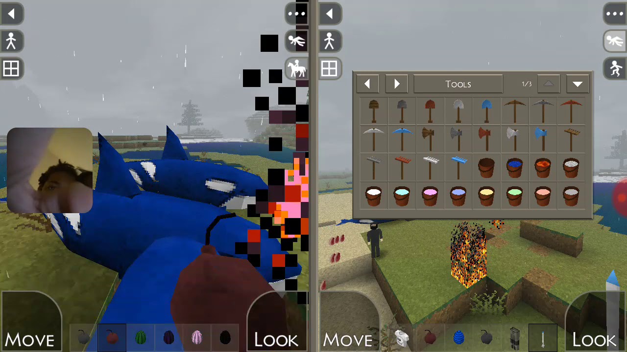 Survivalcraft 2 modded Edition with cool items and cool new mobs - YouTube