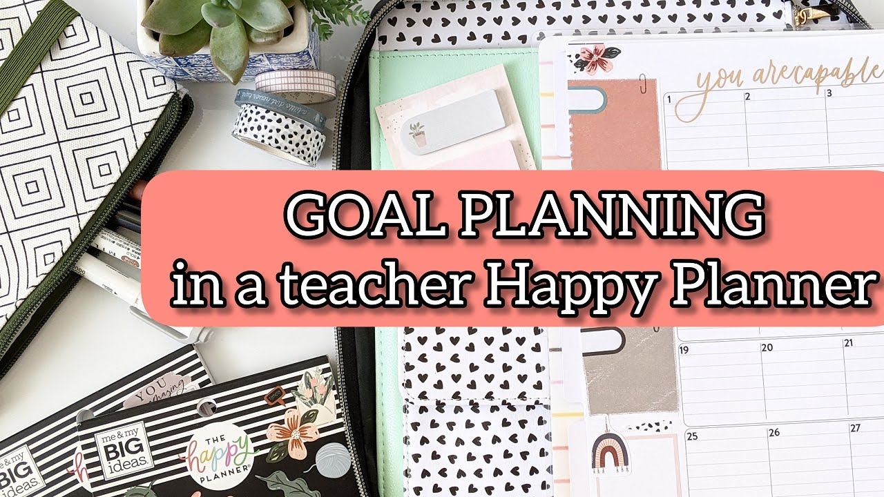 GOAL PLANNING // Happy Planner Productivity Spread // Plan With Me ...