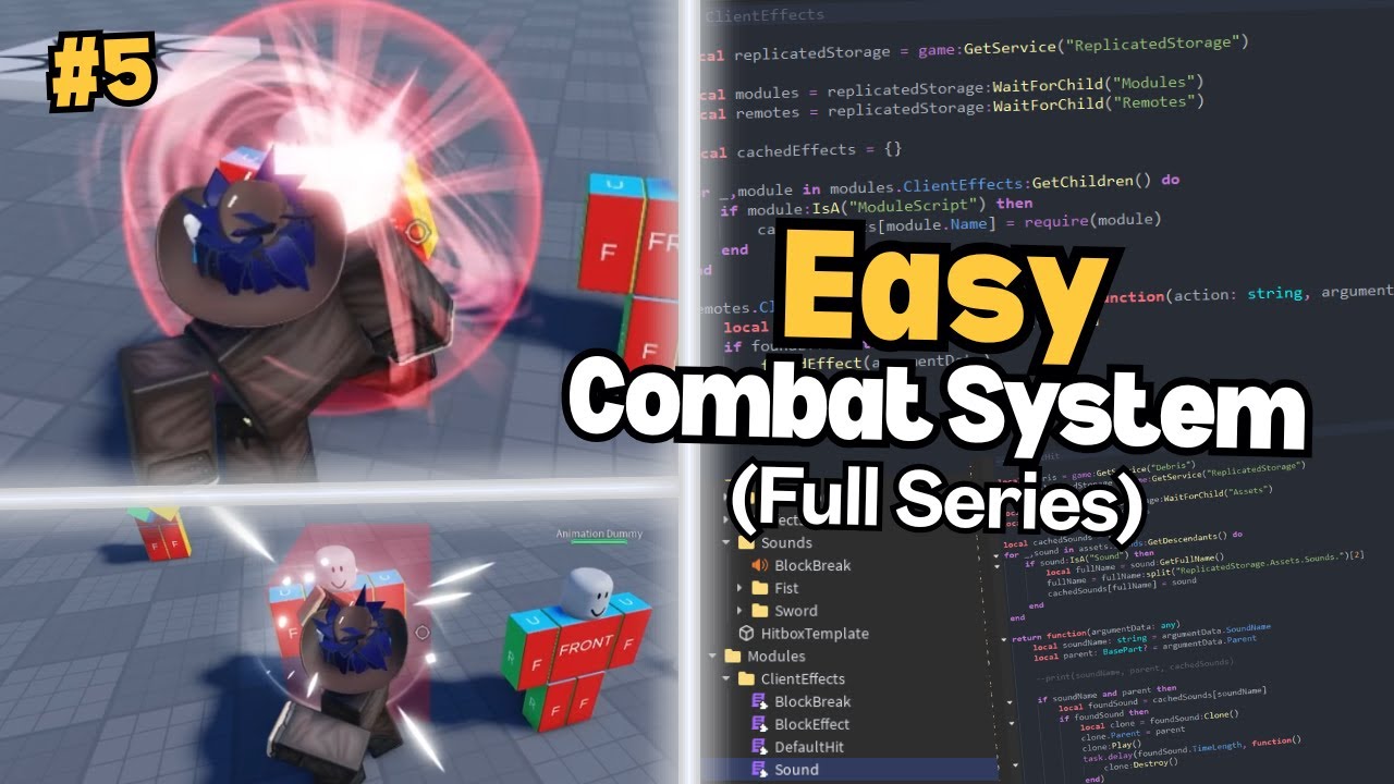 [Part5] Roblox Combat System for Beginners | VFX - YouTube