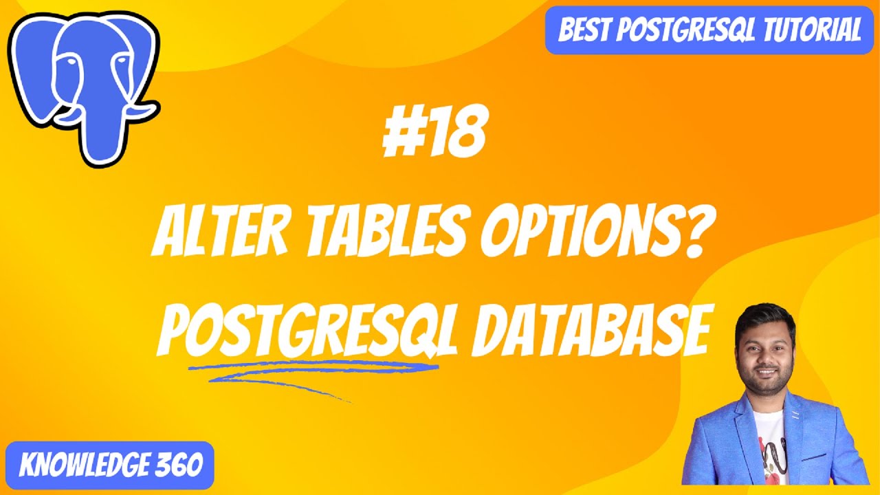 Alter Table Options For Postgresql Database Modifying Tables Best 0699