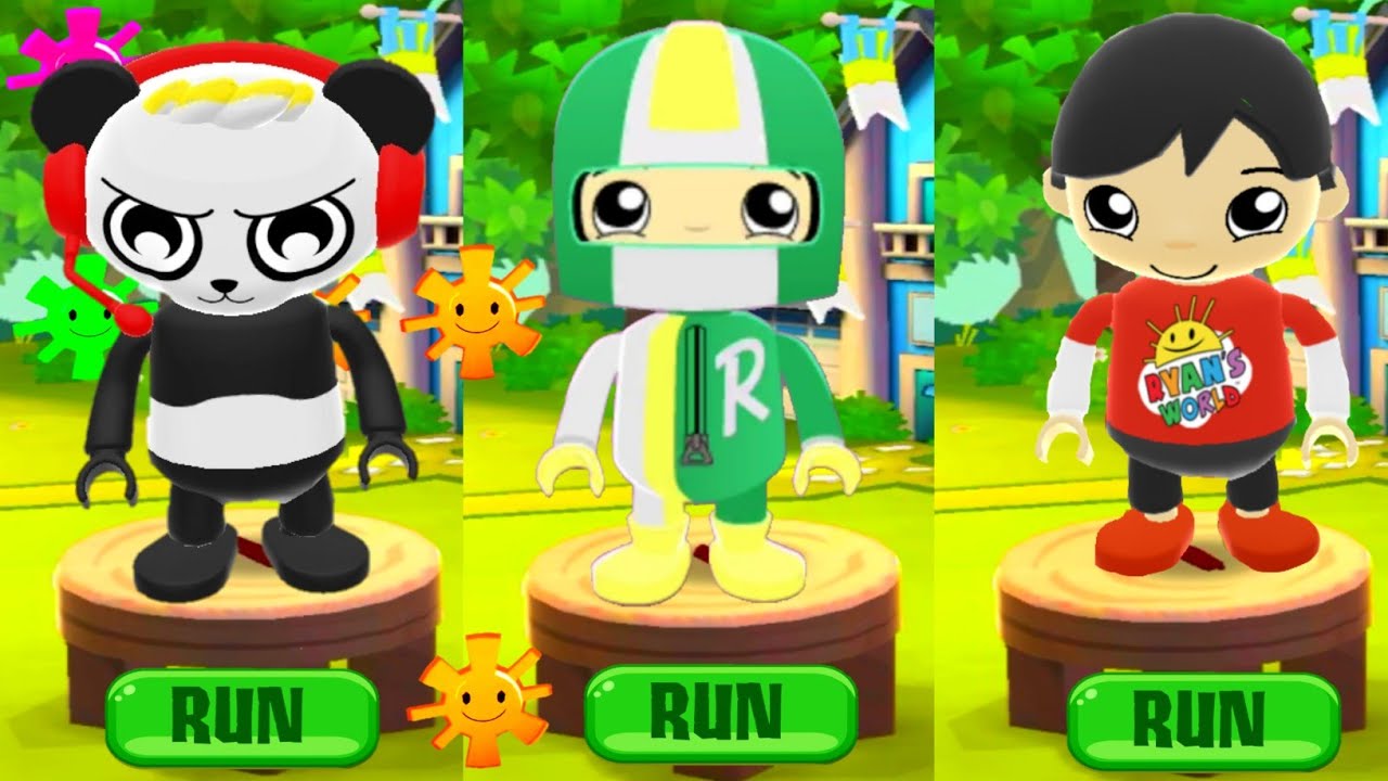 Tag with Ryan - Red T-Shirt Ryan vs Rally Racer Ryan vs Combo Panda ...