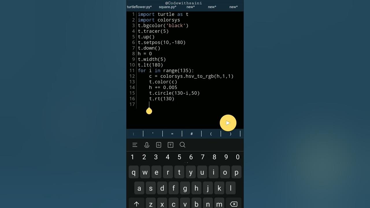 How Do I Start Python Graphics Pythonshorts Turtle Youtube