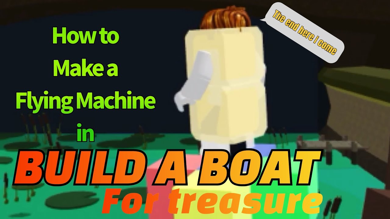 How to Make a Flying Machine on Build a Boat for treasure!!! (2021 ...