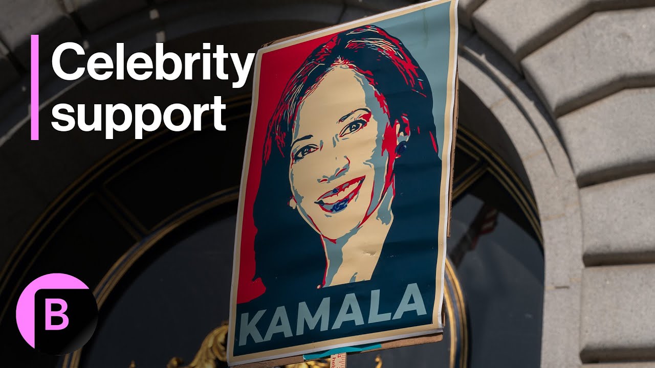 Kamala Harris Gets Celebrity Endorsements, Inspires Memes - YouTube