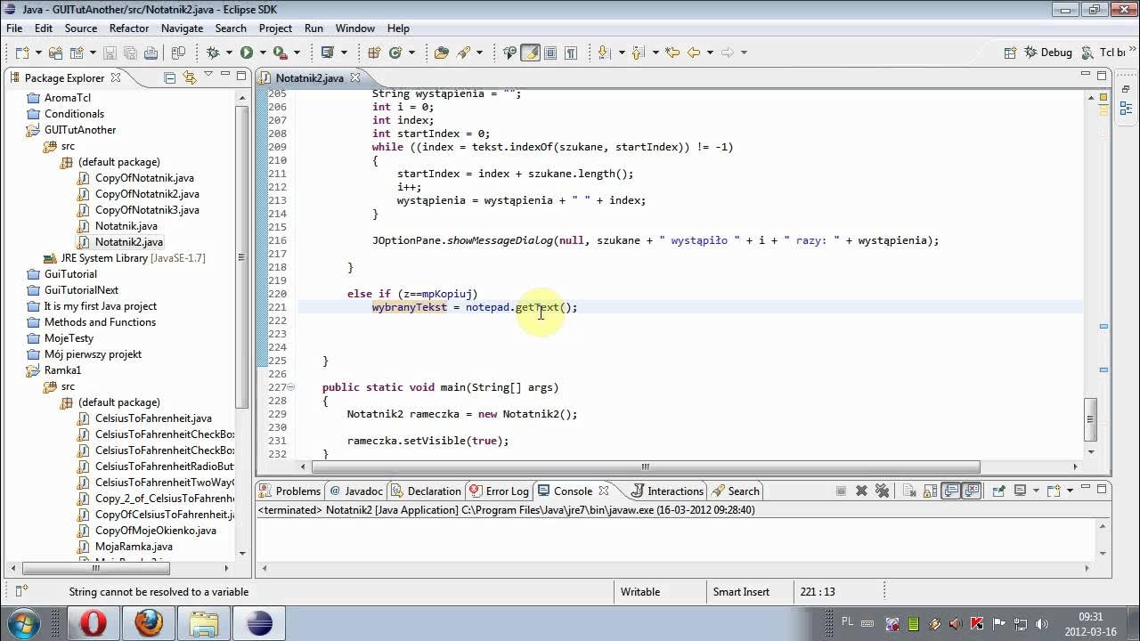 Programowanie Java GUI - lekcja 20: JPopupMenu - YouTube