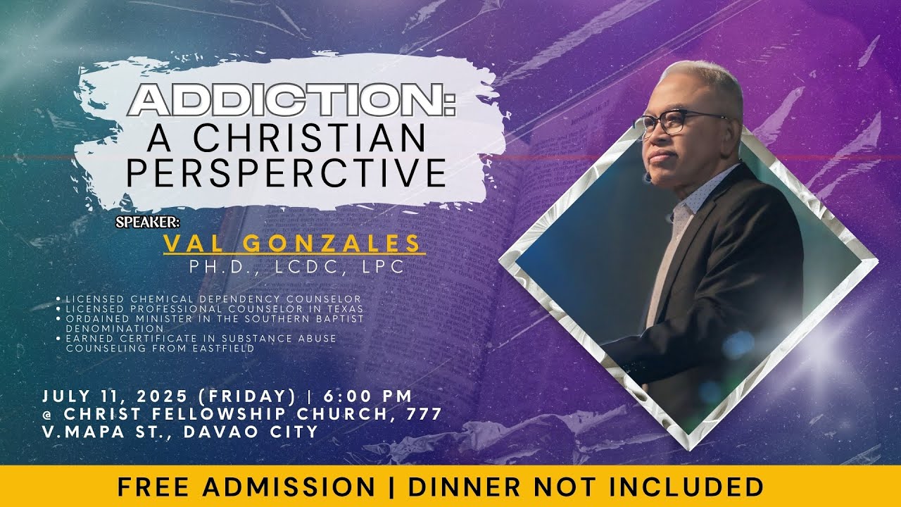 Addiction: A Christian Perspective | Dr. Val Gonzales | CFC Davao - YouTube