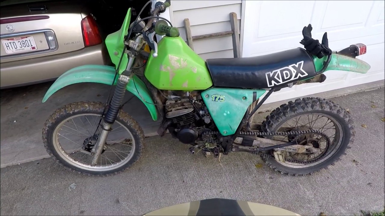 KDX 175 Field and Trail Ride - YouTube