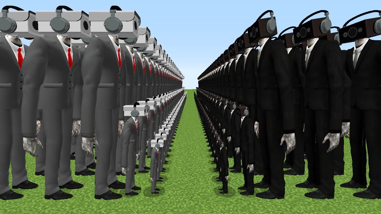 KAMERA ADAM ORDUSU VS HOPARLÖR KAFA ORDUSU 😱 - Minecraft - YouTube