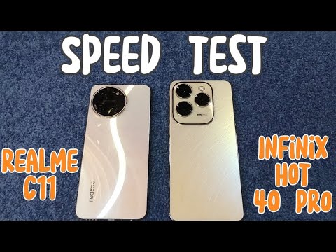 REALME C11 vs. INFINIX HOT 40 PRO | SPEED TEST - YouTube