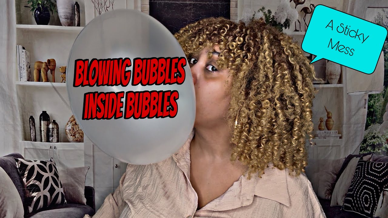 Sticky Bubble Trouble! Giant Bubbles Inside Bubbles ASMR | No Talking ...