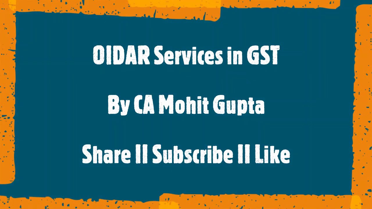 Online Information Data Base Access and Retrieval (OIDAR) Services in ...