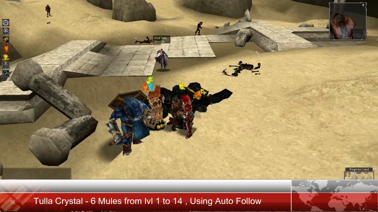 Tulla Crystal 6 Mules from lvl 1 to 14 , Using Auto Follow - YouTube