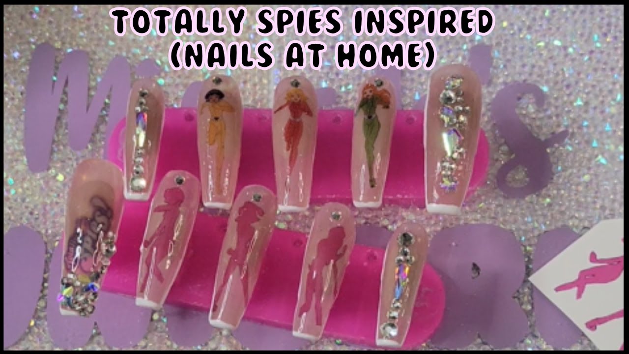 Totally Spies Inspired Nail Art | Straight to the Point Nails At Home ...