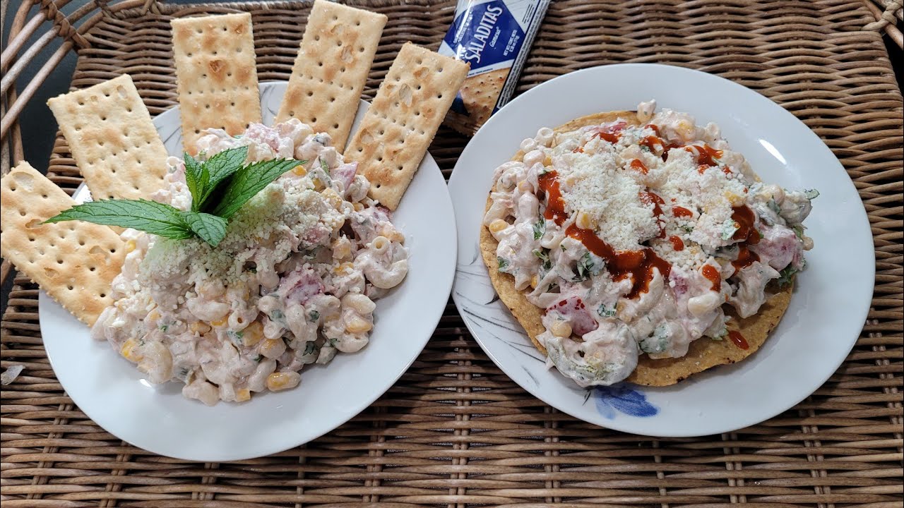 Ensalada fria de atun con sopa de coditos - YouTube