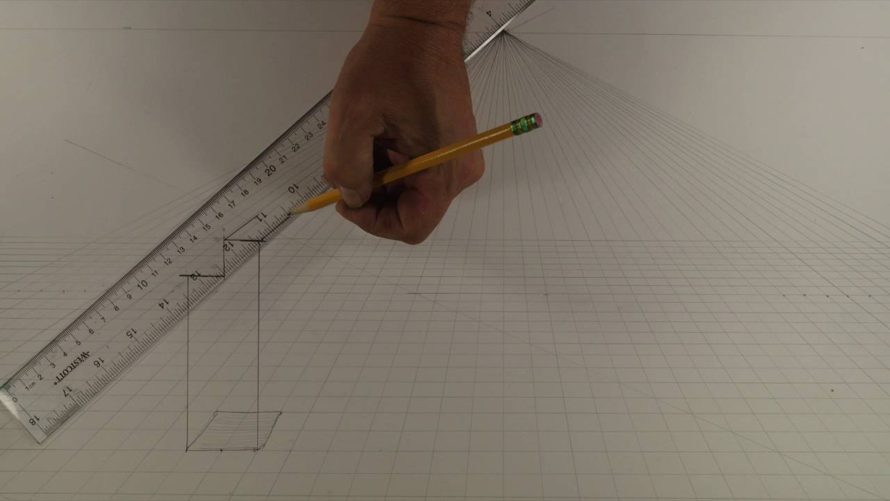 One Point Perspective Drafting one - YouTube
