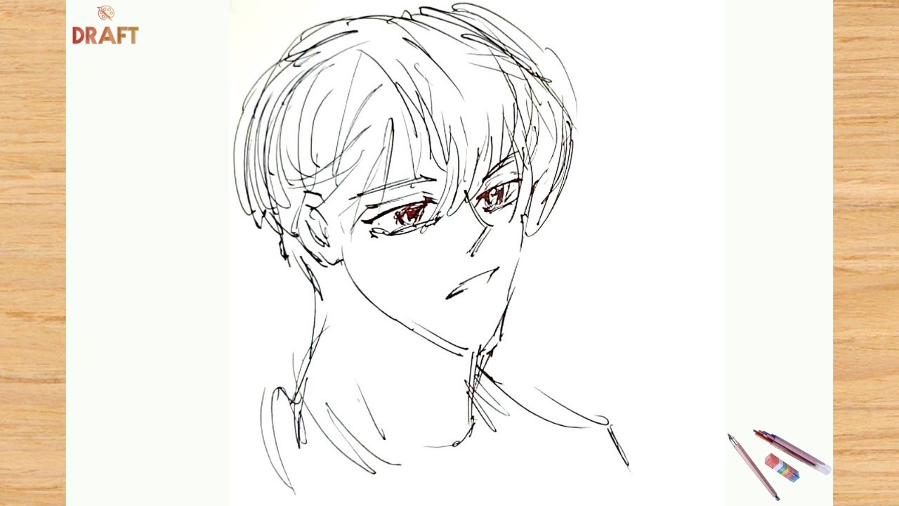 Anime DOHWA BAEL || Step By Step drawing Tutorial for beginners || How ...