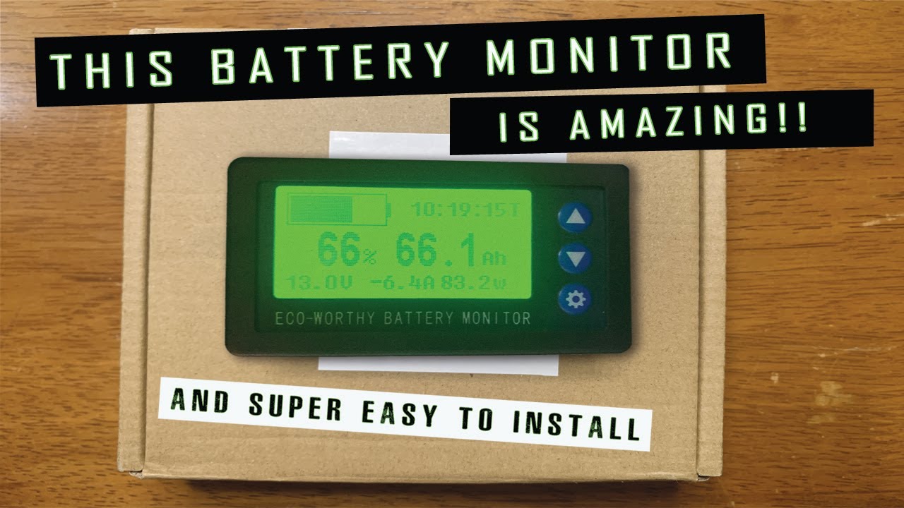Eco-Worthy Battery Monitor Install - DIY Solar Generator upgrade - YouTube