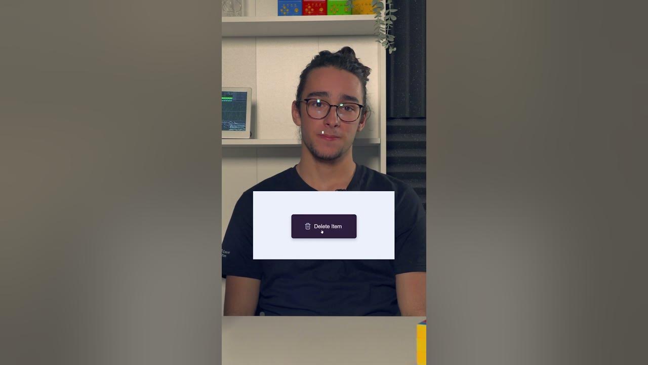 How To Create A Delete Button Animation In Css And Javascript Youtube