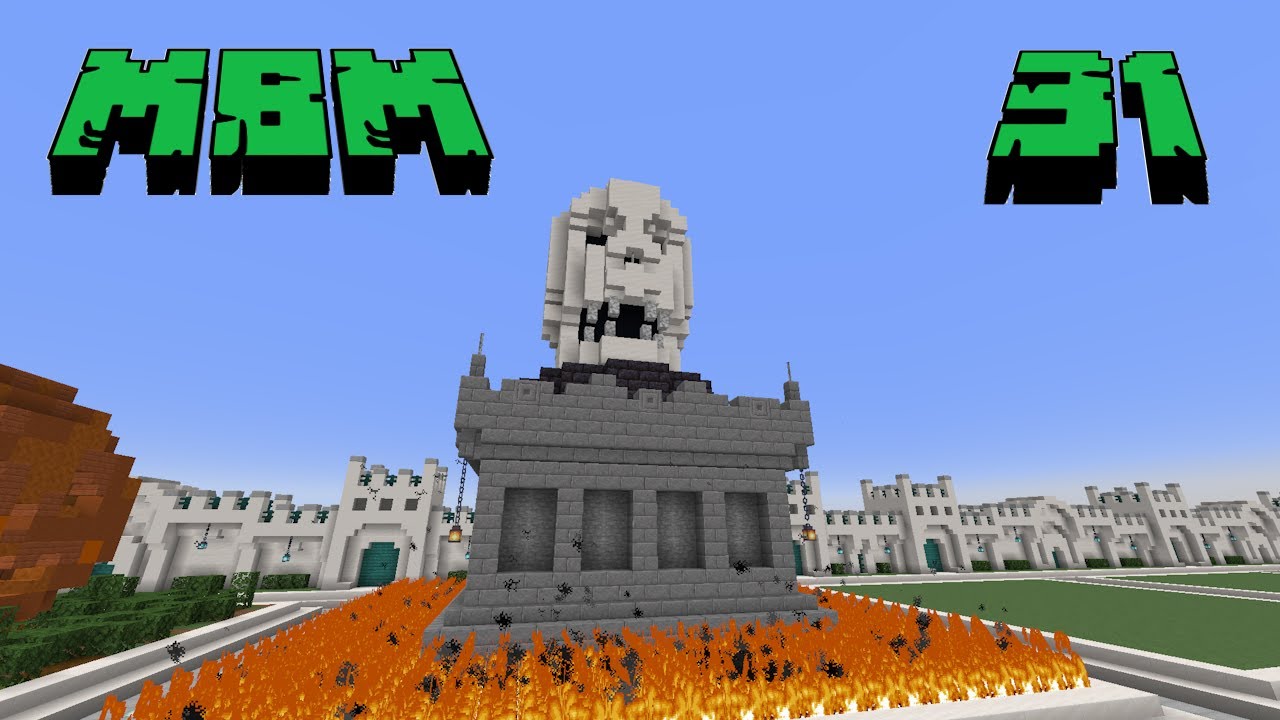 Skull Statue! Minecraft: Mini Build Monday ~ 31 - YouTube