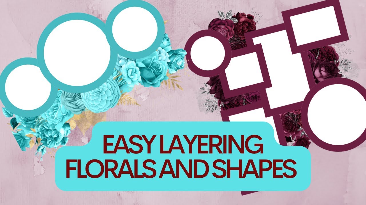 EASY LAYERING FLORALS AND SHAPES PLANNER STICKERS - YouTube