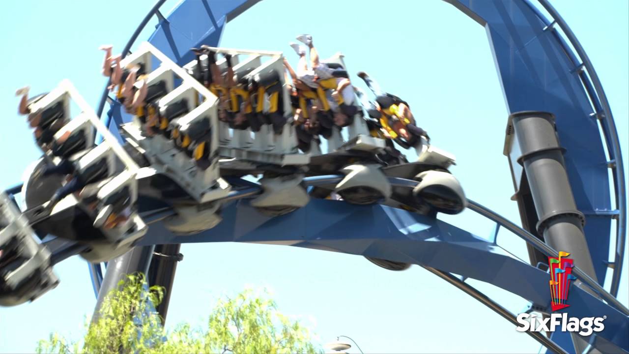 SF IAPPA B&M Floorless Coasters & Hypercoasters - YouTube