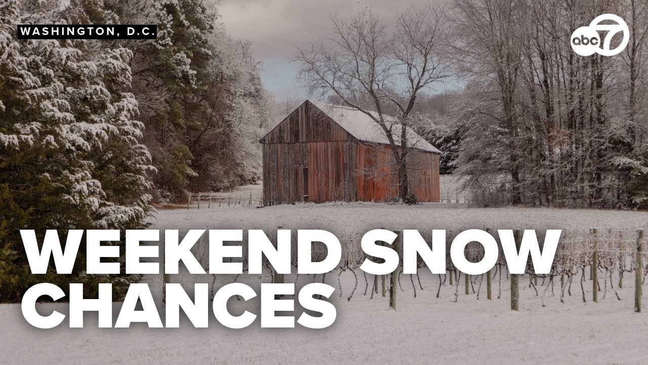 Weekend forecast: How many inches of snow could the DMV area see? - YouTube